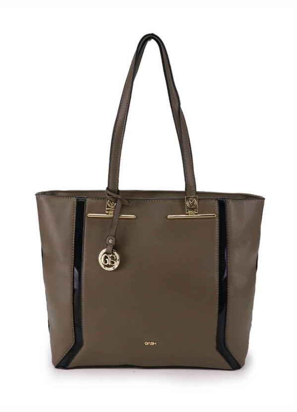 Bolsa Shopping Bag Gash Taupe - Passarela