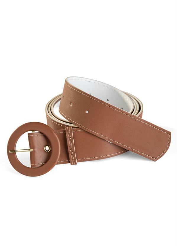 Cinto com Argola Caramelo - Mink