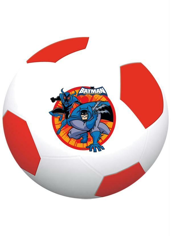 Bola em Vinil Batman Vermelho/Branco - Lar&Lazer