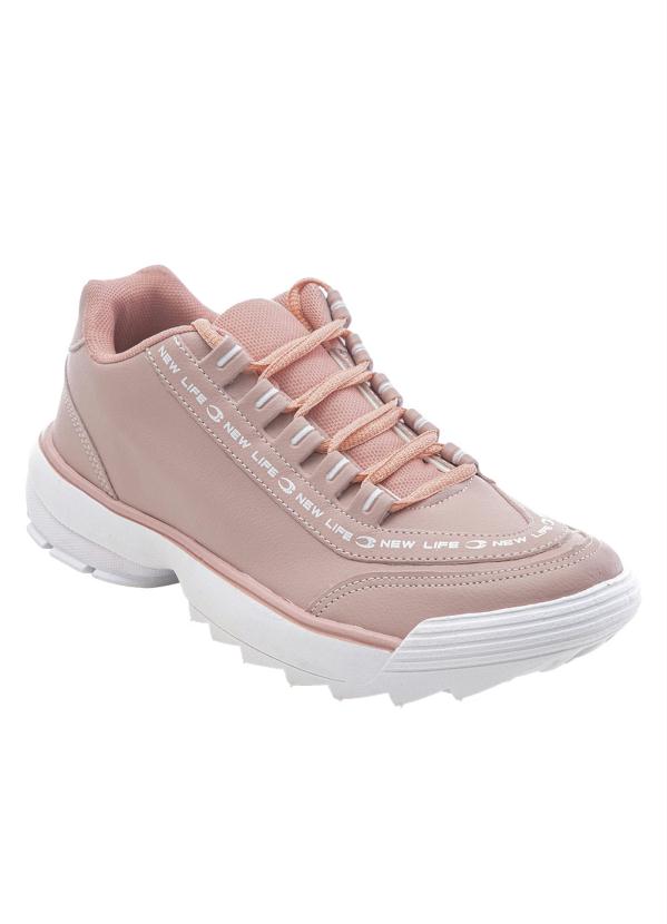 Tênis Rosê em Sintético - Perfecta