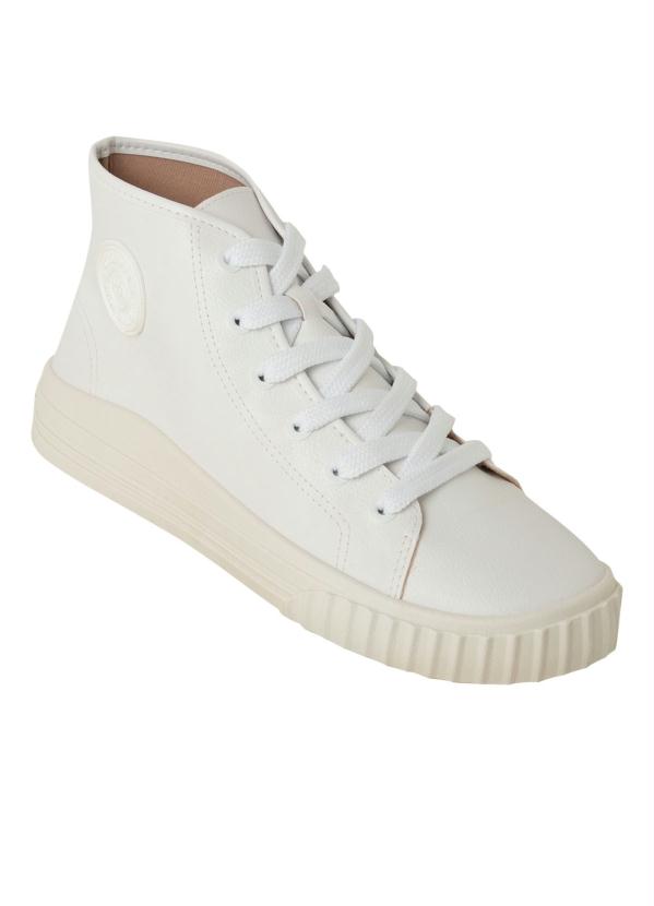 Tênis Moleca Branco em Sintético - Multimarcas