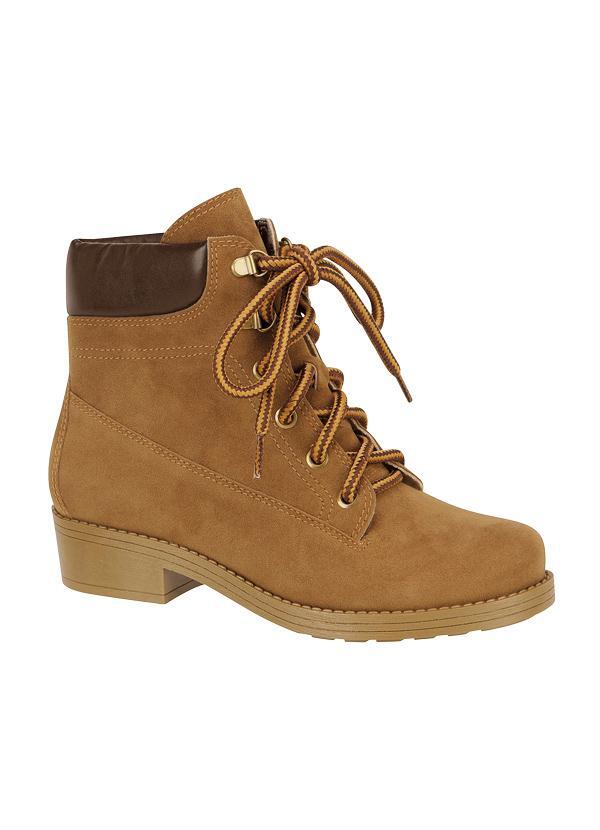Bota Cano Médio Caramelo Moleca - Perfecta