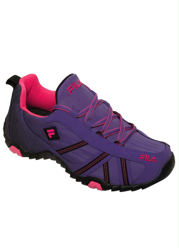 Tênis Feminino Slant Men Fila Roxo e Preto - Rally