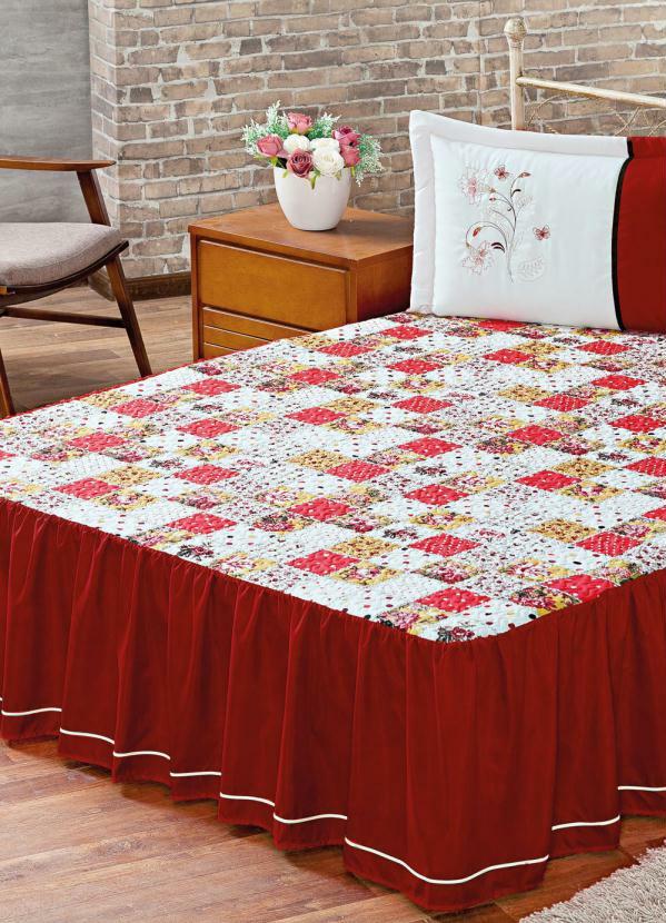 Colcha Casal Ariana Patchwork - Lar&Lazer