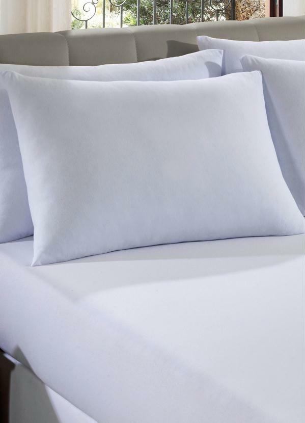 Fronha Malha Branca 1 Peça - Lar&Lazer