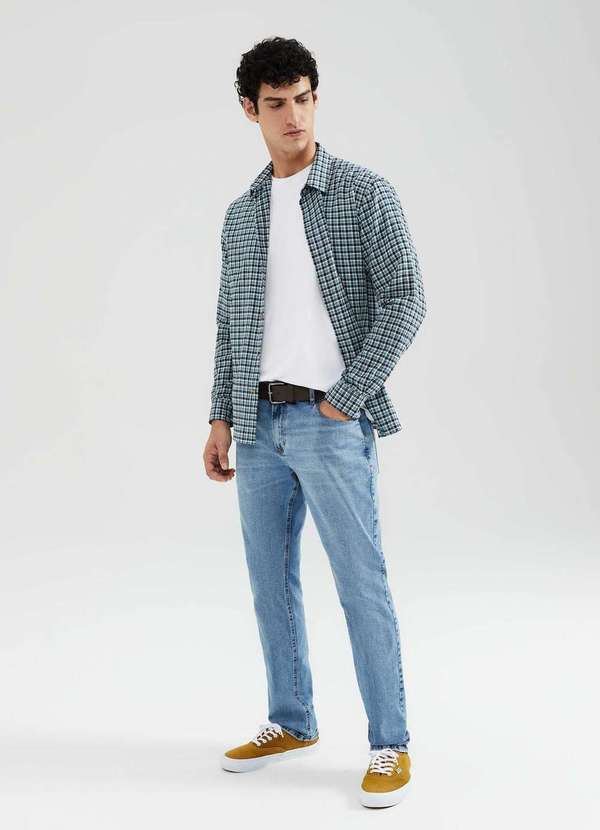 Calca Jeans Masculina Slim Azul - Hering Oficial