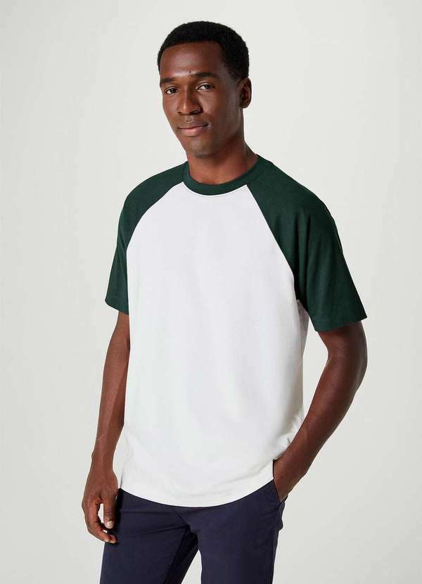 Camiseta Masculina Relaxed Super Cotton Verde - Hering Oficial