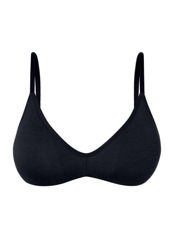 Top Feminino Modal Básico She Preto - Mash