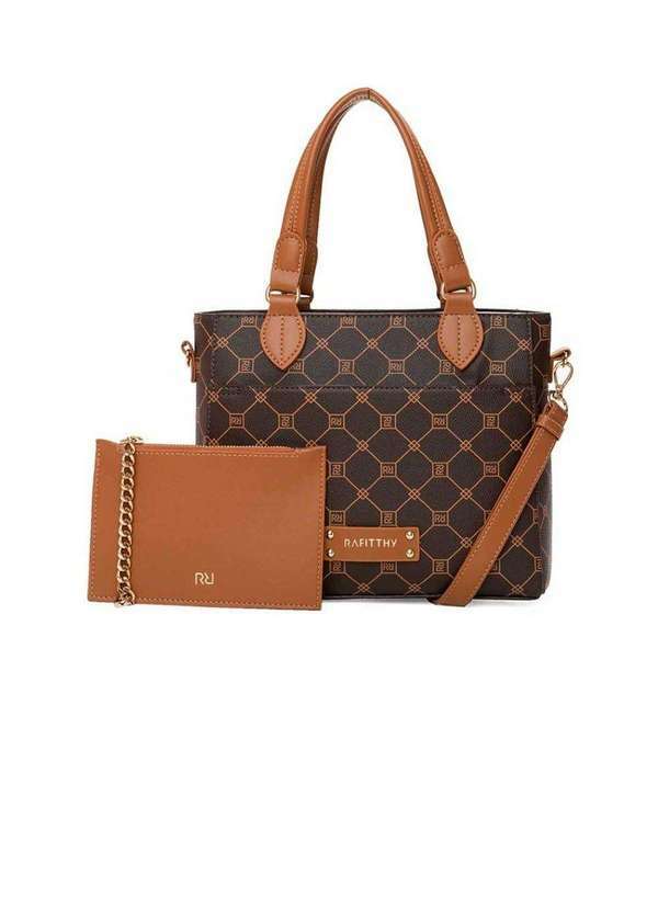 Bolsa Rafitthy Mão 28.24201b Cacau Marrom - Pixole