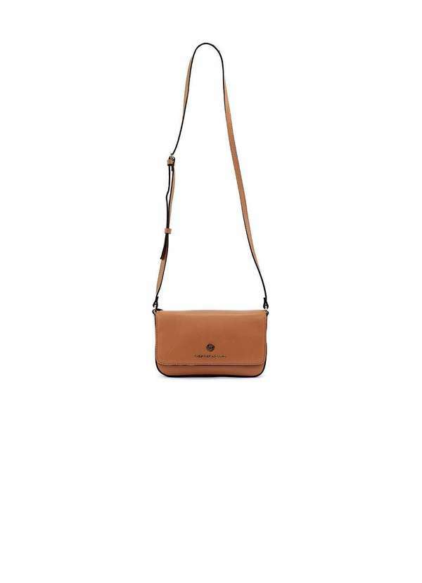 Bolsa Tira Colo Smartbag Couro Caramelo Marrom - Pixole