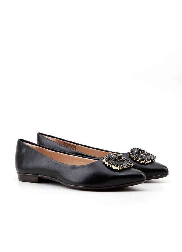 Sapatilha Bico Fino Light Gel Preto - Pixole