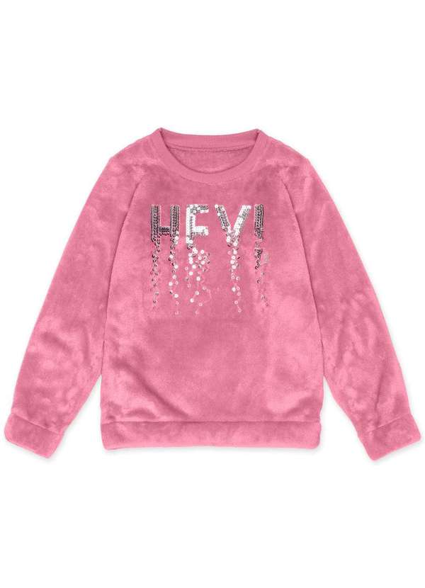 Blusao Infantil Menina Peluciado Marisol Rosa - Clube Marisol