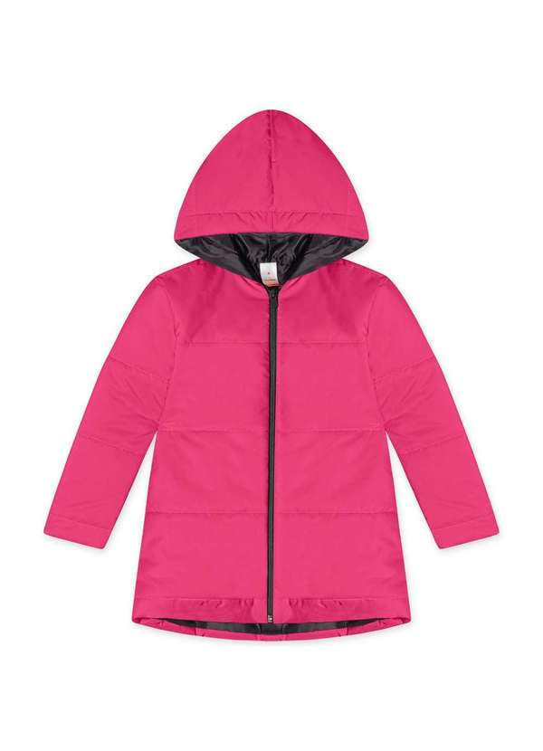 Jaqueta Corta-Vento Infantil Feminina Marisol Rosa - Clube Marisol