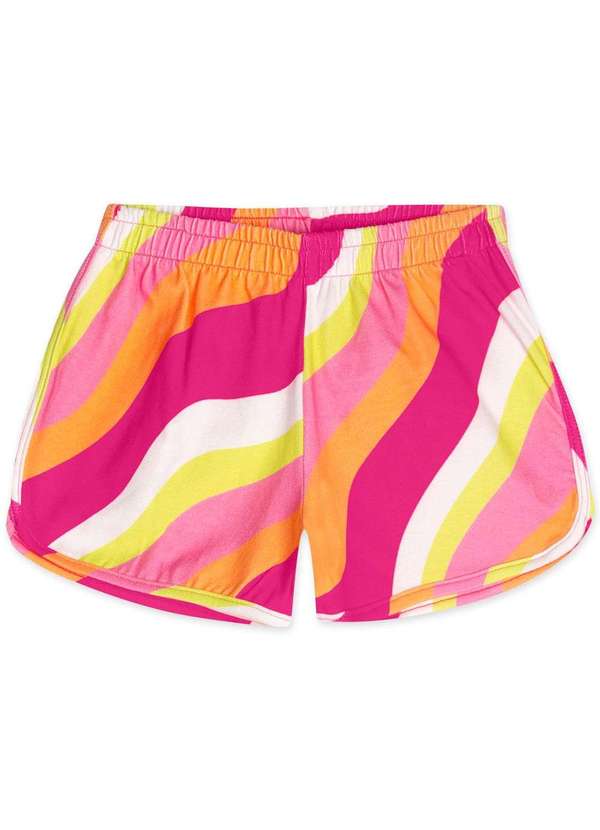 Short Antiviral Infantil Feminino Marisol Rosa - Clube Marisol