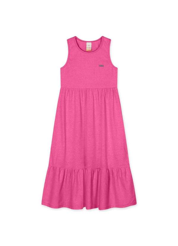 Vestido Regata com Aroma Infantil Feminino Marisol Rosa - Clube Marisol
