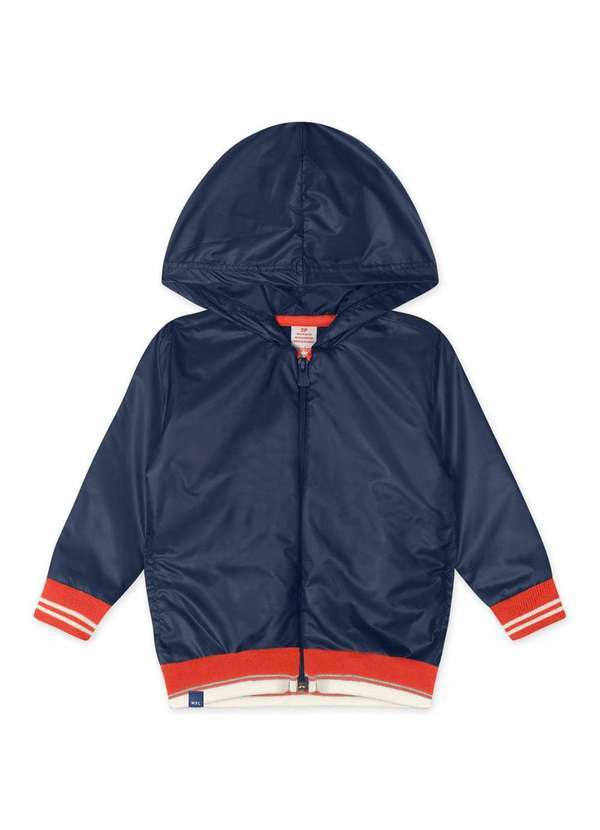 Jaqueta Corta-Vento Infantil Masculina Marisol Azul - Clube Marisol