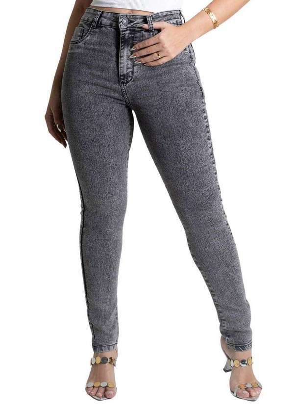 Calça Jeans Sawary Push Up - 278993 Cinza - Sawary Oficial