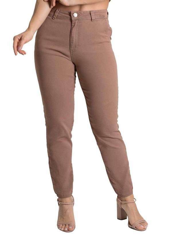 Calça Sarja Sawary Mom - 279952 Marrom - Sawary Oficial