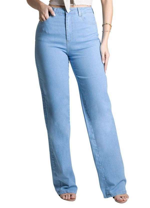 Calça Sawary Jeans Wide Leg Azul - Sawary Oficial