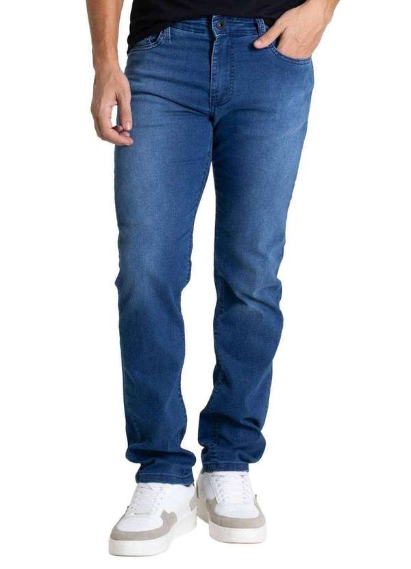 Calça Jeans Sawary Reta - 280286 Azul - Sawary Oficial