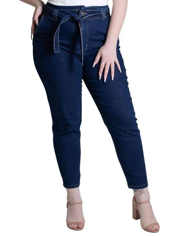Calça Jeans Sawary Plus Size - 278220 Azul - Sawary Oficial