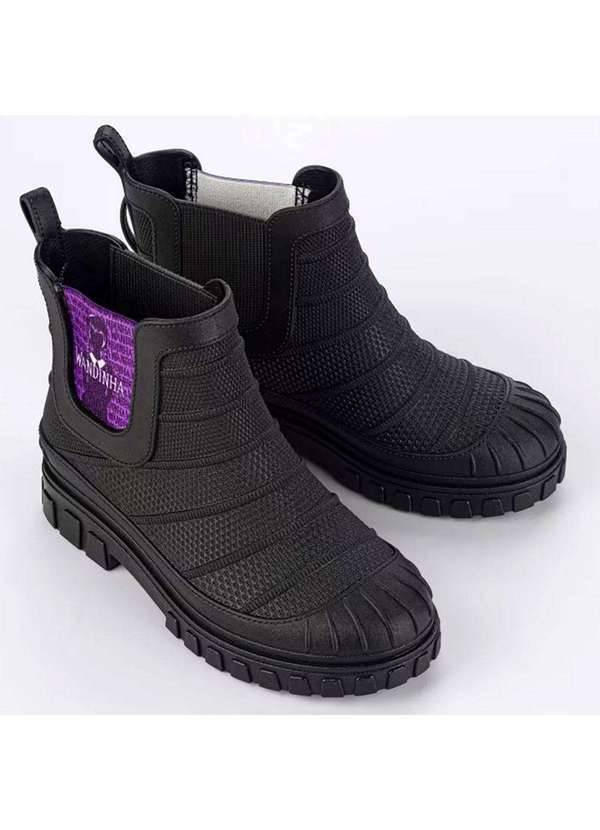 Bota Wandinha Collection Grendene Kids Preto - Cabana Magazine
