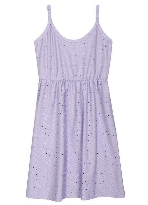 Vestido Infantil Malha Liso Polo Wear Roxo Claro Roxo Claro - Polo Wear ...