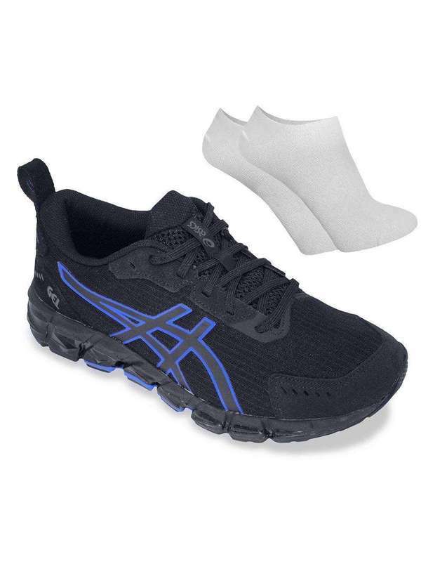 Kit Tênis Asics Gel-Quantum 360 Ctw Masculino e par de Meia Preto ...