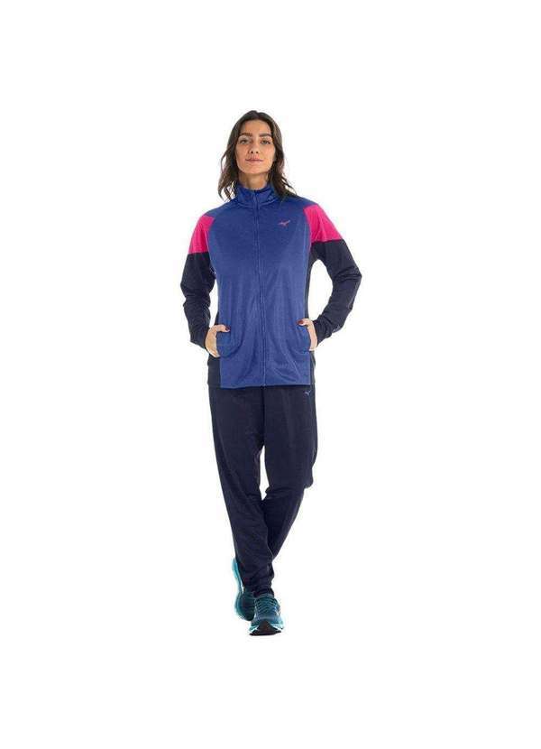 Agasalho Mizuno New Root Feminino Azul - Esporte Legal