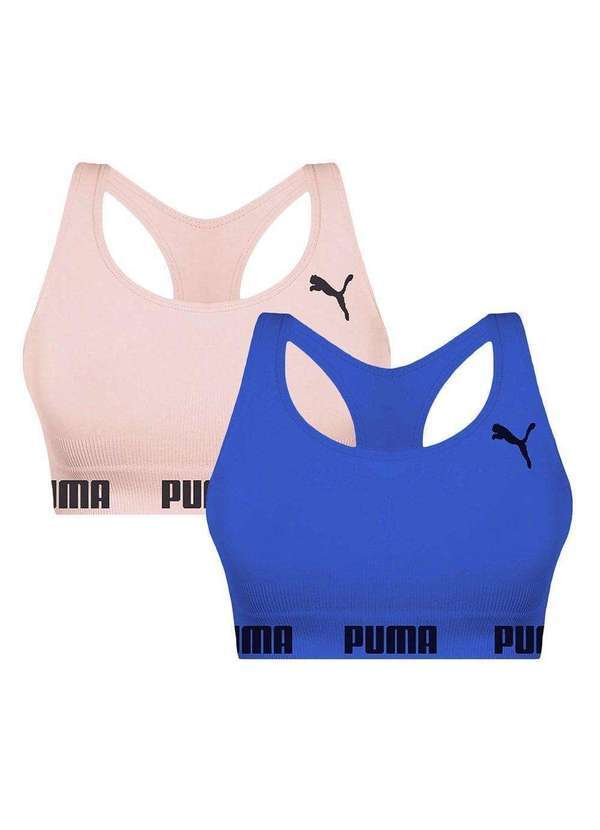 Kit 2 Tops Puma Nadador sem Costura Feminino Kit 2 Tops Puma Nadador ...