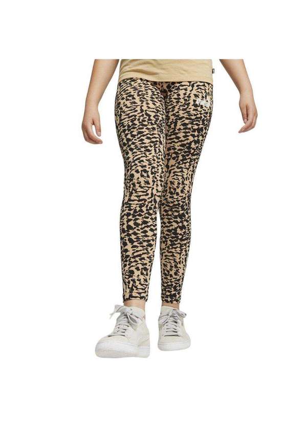 Legging Puma Ess Animal Aop Infantil Preto - Esporte Legal