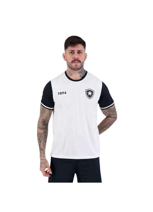 Camisa Botafogo Braziline Troféu Masculina Branco - Esporte Legal