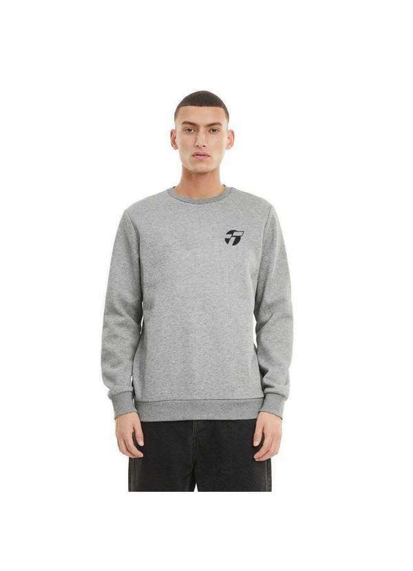 Moletom Topper Básico Masculino Cinza - Esporte Legal