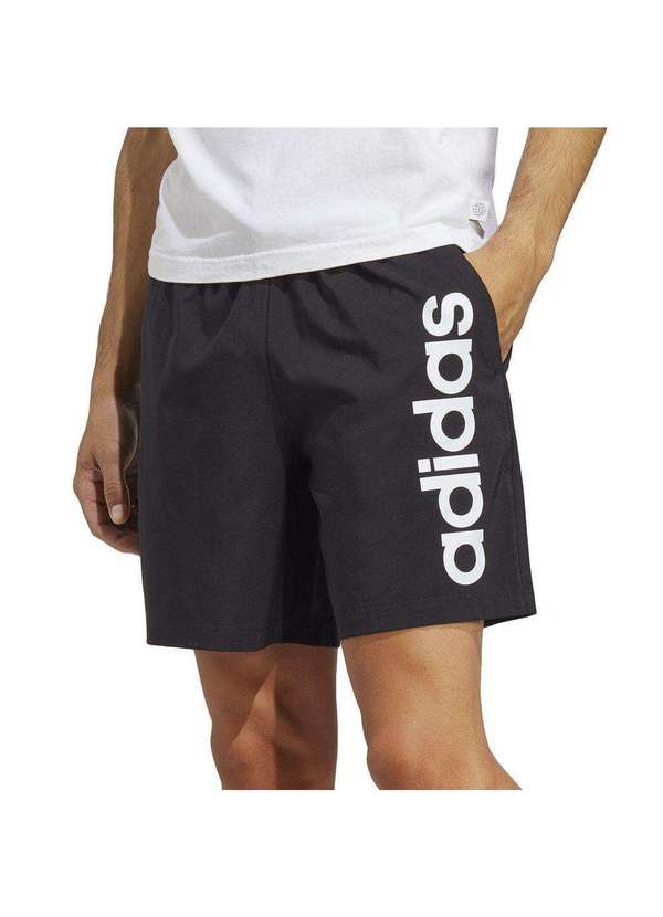 Short Adidas Essentials Chelsea Linear Logo Masculino Preto - Esporte Legal