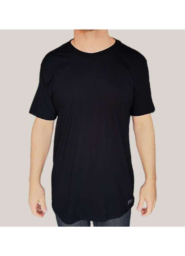 Camiseta Oversized Masculina Algodao Prime Wss Basic Preto - Wss Brasil