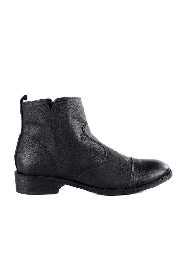 Bota Feminina Zariff Cano Curto C13 Preto Preto - Zariff