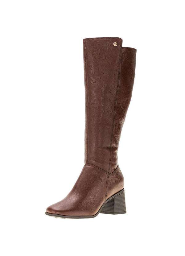 Bota Feminina Cano Alto Bottero - 345904 - Café - Clovis Calcados