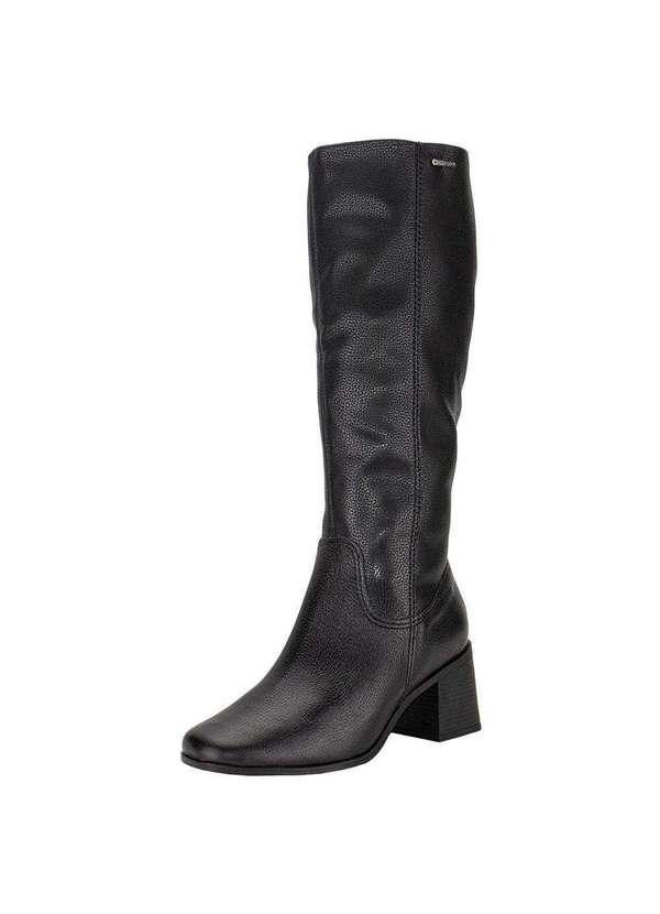 Bota Feminina Cano Alto Bottero 361805 - Preto - Clovis Calcados