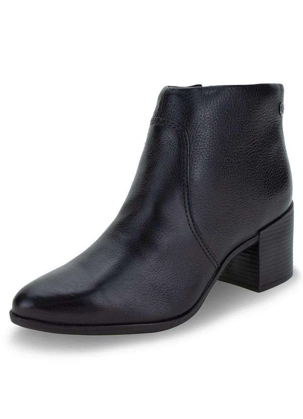 Bota Feminina Cano Baixo Bottero - 314701 - Preto - Clovis Calcados