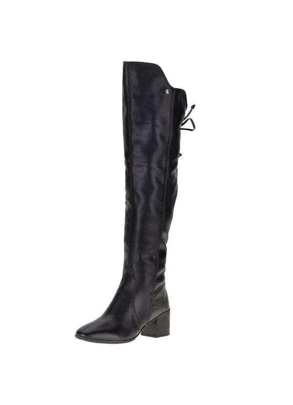 Bota Feminina Over The Knee Bottero - 347805 - Preto - Clovis Calcados