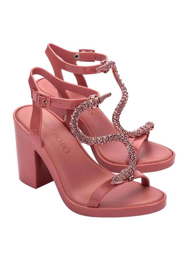 Melissa Snake Block Bo.Bô 35775 - Rosa - Clovis Calcados