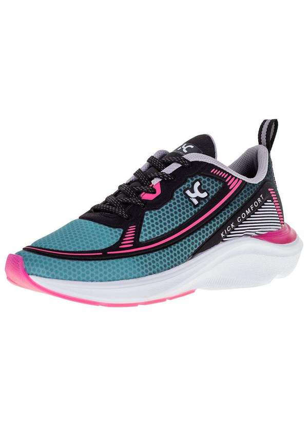 Tênis Feminino Kick Confort Vantage Box 200 - Kc2266 - Verde - Clovis ...