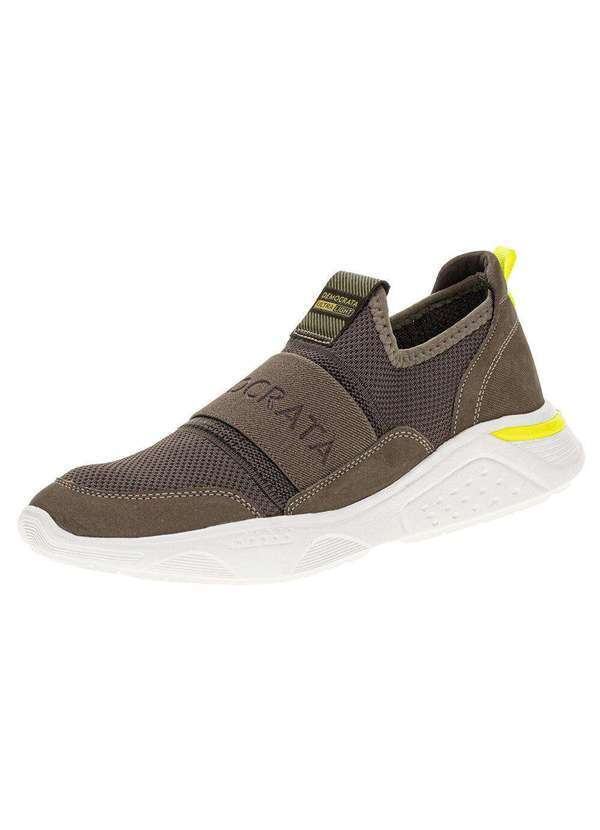 Tênis Masculino Drop Ultra Light Democrata - 299104 - Oliva - Clovis ...