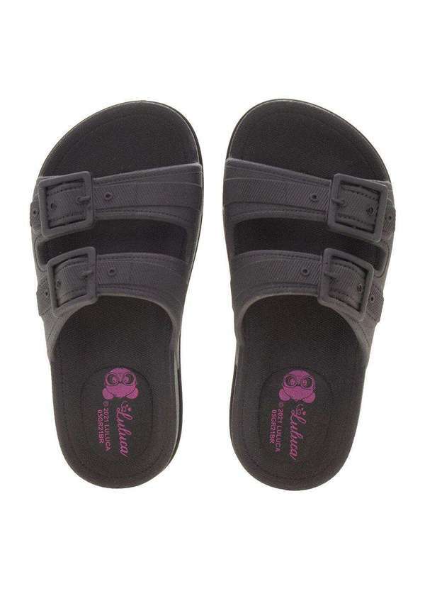 Chinelo Slide Luluca Show Grendene Kids - 22677 - Preto - Clovis Calcados