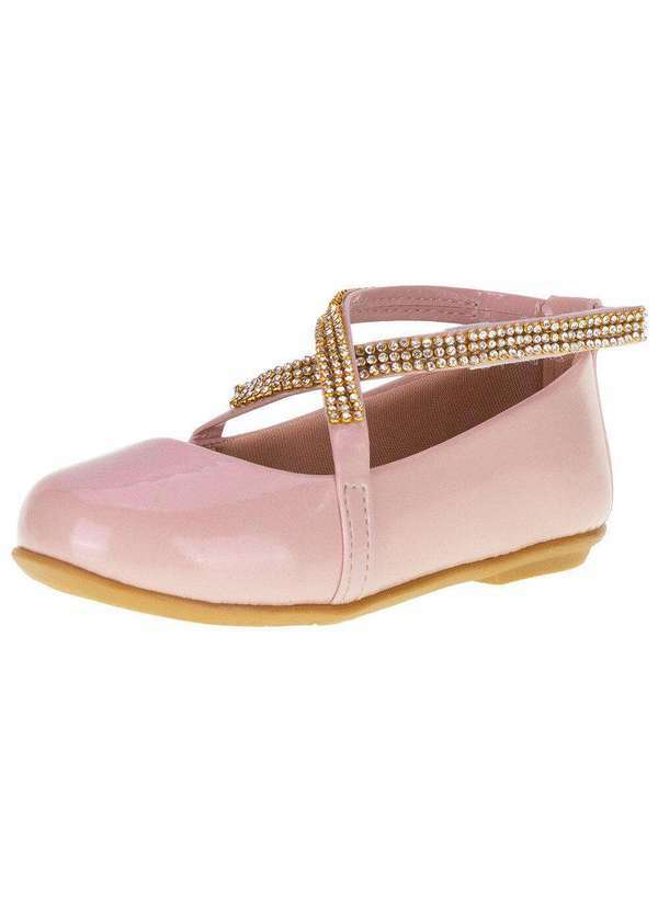 Sapatilha Infantil Feminina Nathielly - 005146 - Rosa - Clovis Calcados