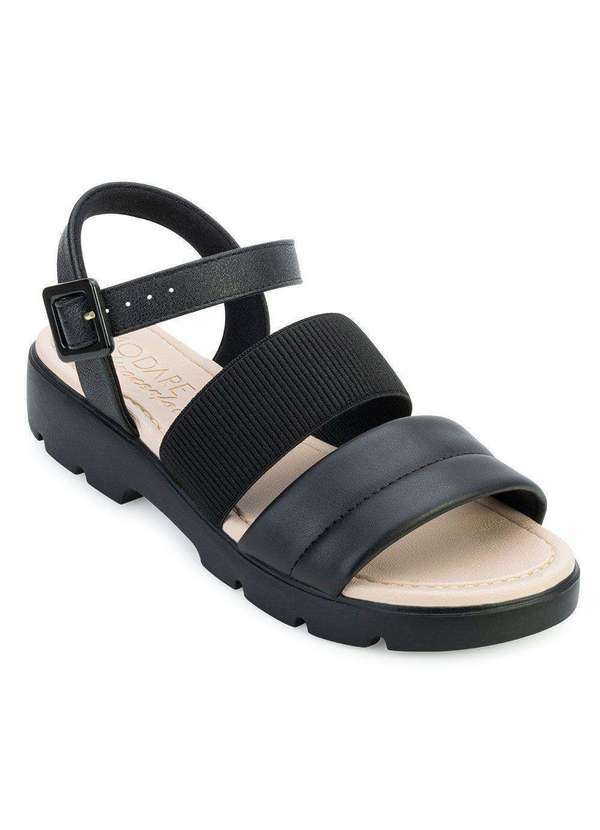Sandália Modare Ultra Conforto Md23-71701 Preto - Alex Shoes