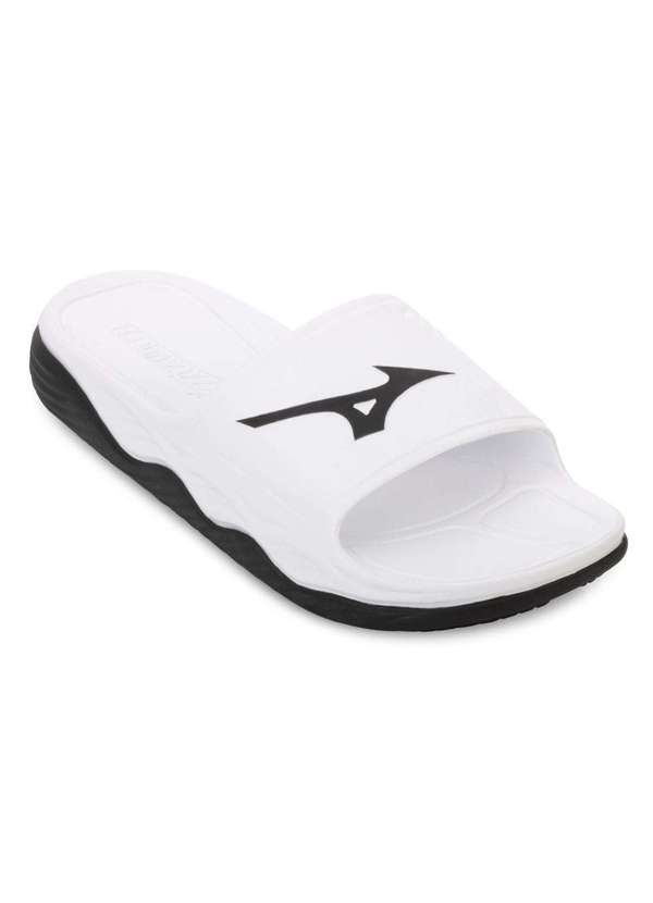 Chinelo Mizuno Slide Enerzy Mz24 Branco/Preto - Alex Shoes
