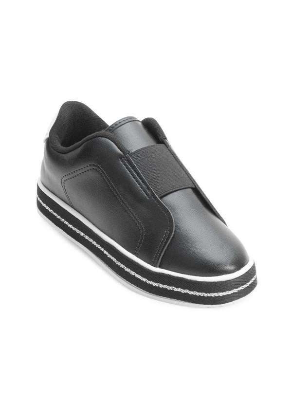 Tênis Casual Molekinha Pb Mk24-25203 Preto/Branco - Alex Shoes