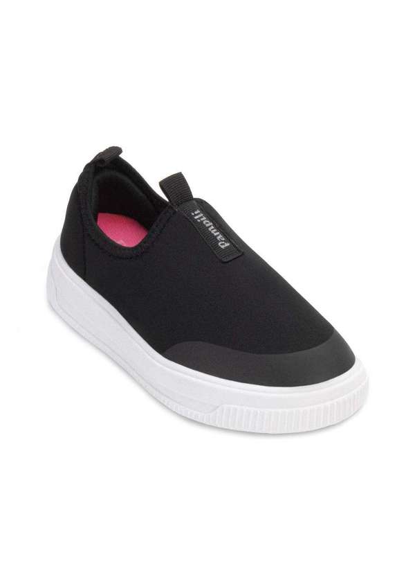 Tênis Slip On Pampili Infantil Pp24-73801 Preto/Branco - Alex Shoes