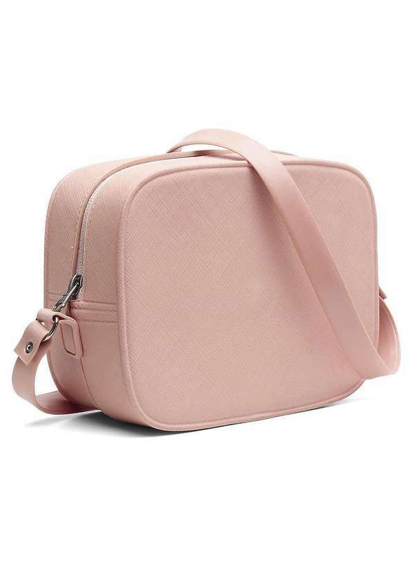 Bolsa Bag Milao Feminina Alca Transversal Moderna Nude - Valentina Kister